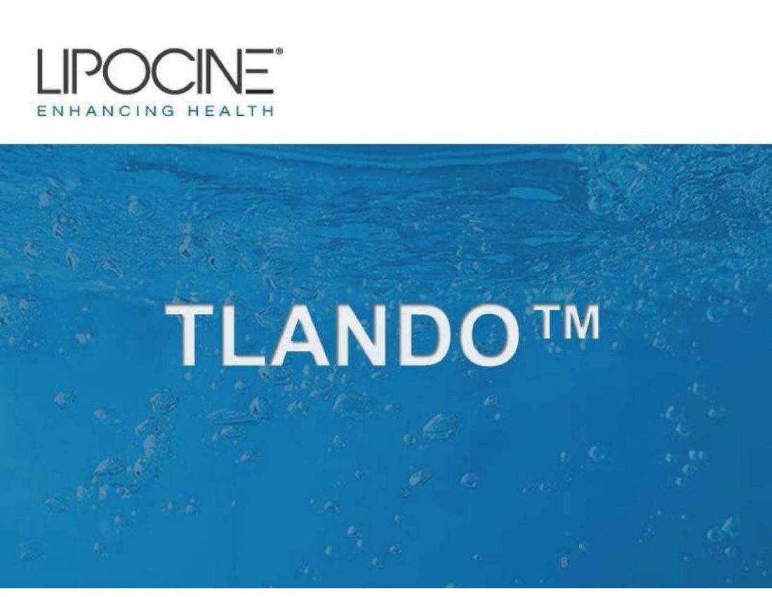 Lipocine Reintroduces Tlando